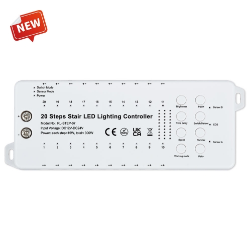STEP-07 Dynamic Stair Lighting Controller with Daylight sensor,Basic ...